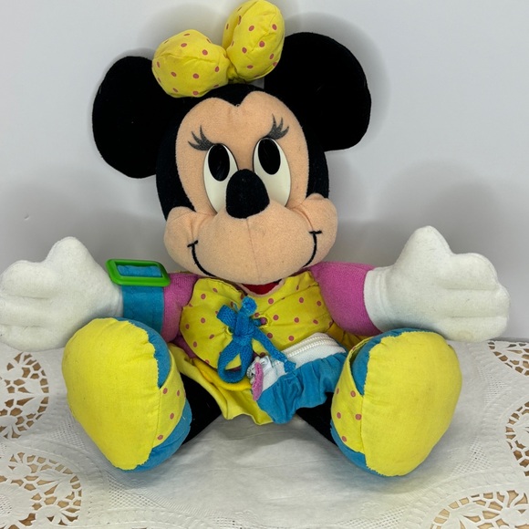 Mattel | Toys | Vintage 992 Mattel Minnie Mouse Teach Me Toy | Poshmark